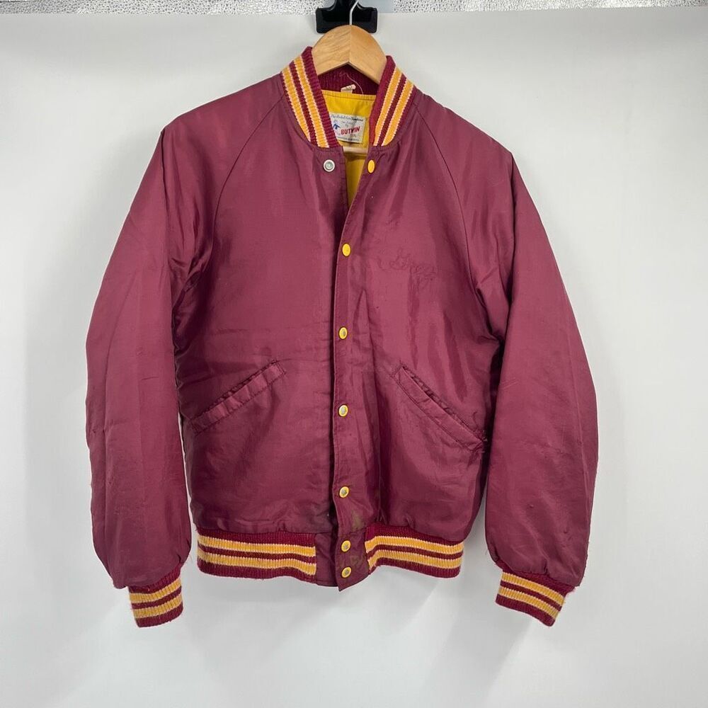 Vintage 1960’s Butwin Bomber Jacket Varsity Anoka Min… - Gem